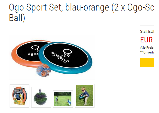 Ogo Sport: Outdoor-Spielzeug reduziert auf 19,99€ » SparZwerge.de