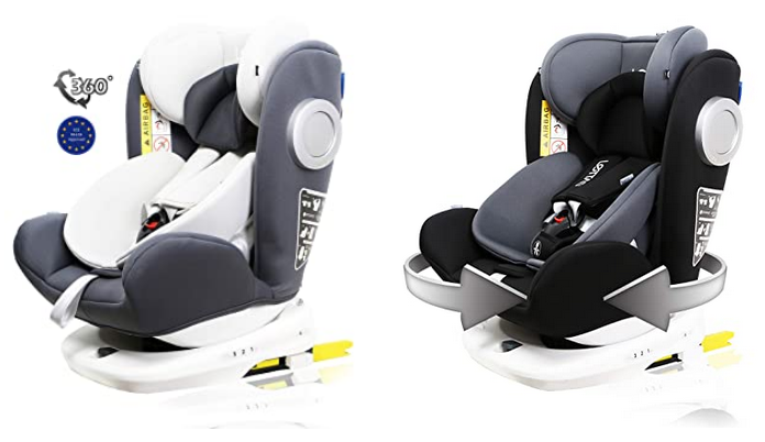 LETTAS Baby-Autositz: drehbar, von 0 Jahren bis 12 Jahren » SparZwerge.de